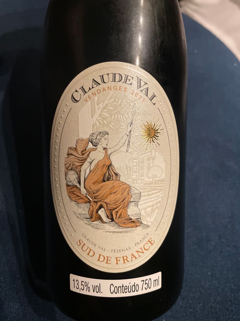 2021 Claude Val Sud de France, France, Languedoc Roussillon, Vin de ...