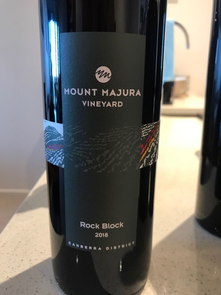 2018 Mount Majura Tempranillo Rock Block, Australia, New South Wales ...