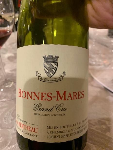 2014 Domaine Bertheau (Pierre et François) Bonnes Mares, France ...