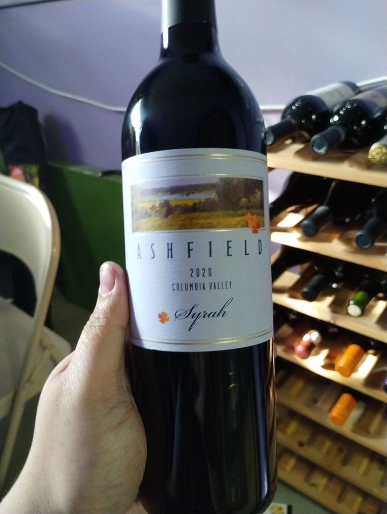 2020 Ashfield Cellars Syrah, USA, Washington, Columbia Valley ...