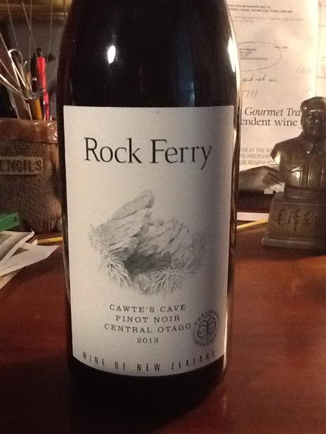 2013 Rock Ferry Pinot Noir Cawtes Cave, New Zealand, South Island ...