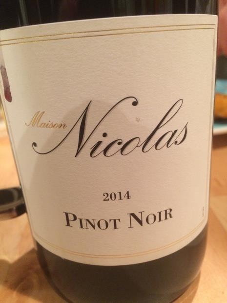2014 Maison Nicolas Pinot Noir, France, Languedoc Roussillon, Vin de ...