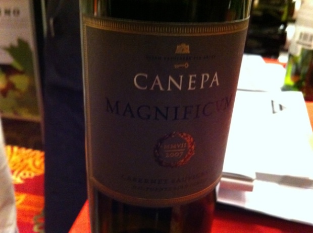 2007 Canepa Cabernet Sauvignon Magnificum, Chile, Maipo Valley, Puente ...