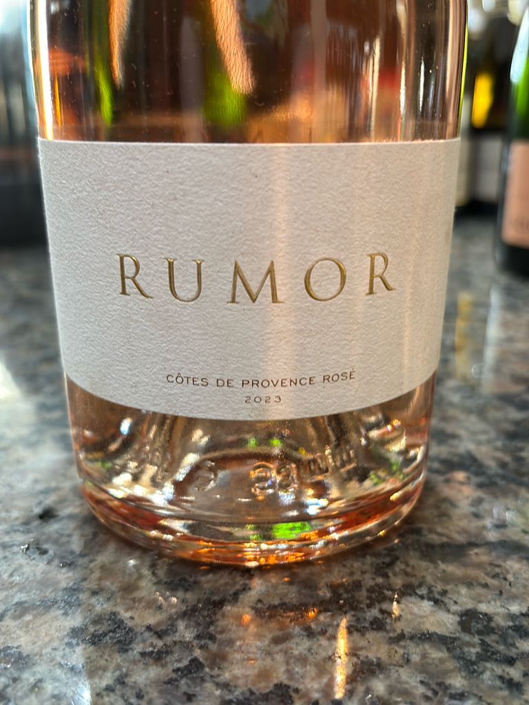 2023 Rumor Côtes de Provence Rosé, France, Provence, Côtes de Provence ...