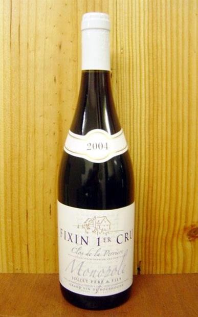 2004 Domaine Joliet Fixin 1er Cru Clos de la Perrière, France, Burgundy ...