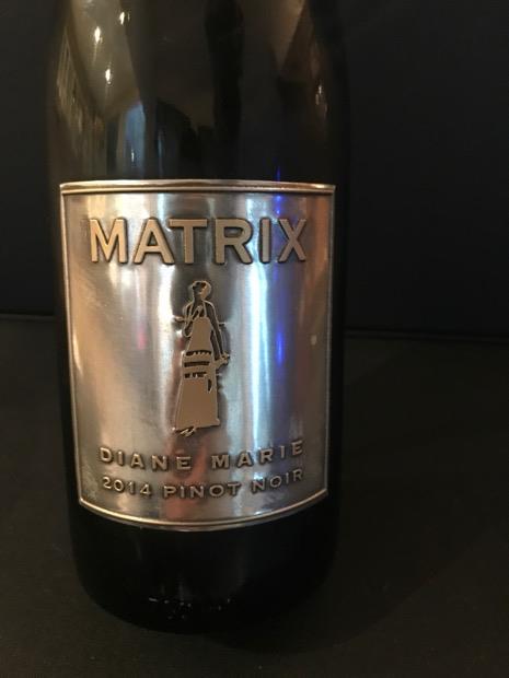 2014 Matrix Pinot Noir Reserve Diane Marie, USA, California, Sonoma ...