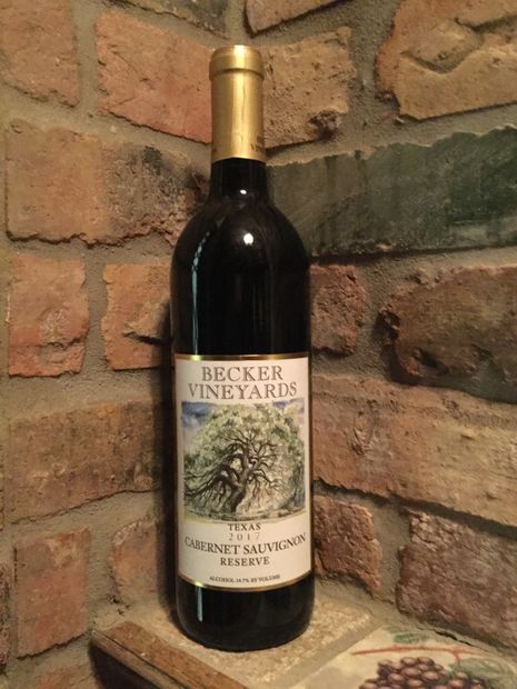 2017 Becker Vineyards Cabernet Sauvignon Reserve, USA, Texas ...