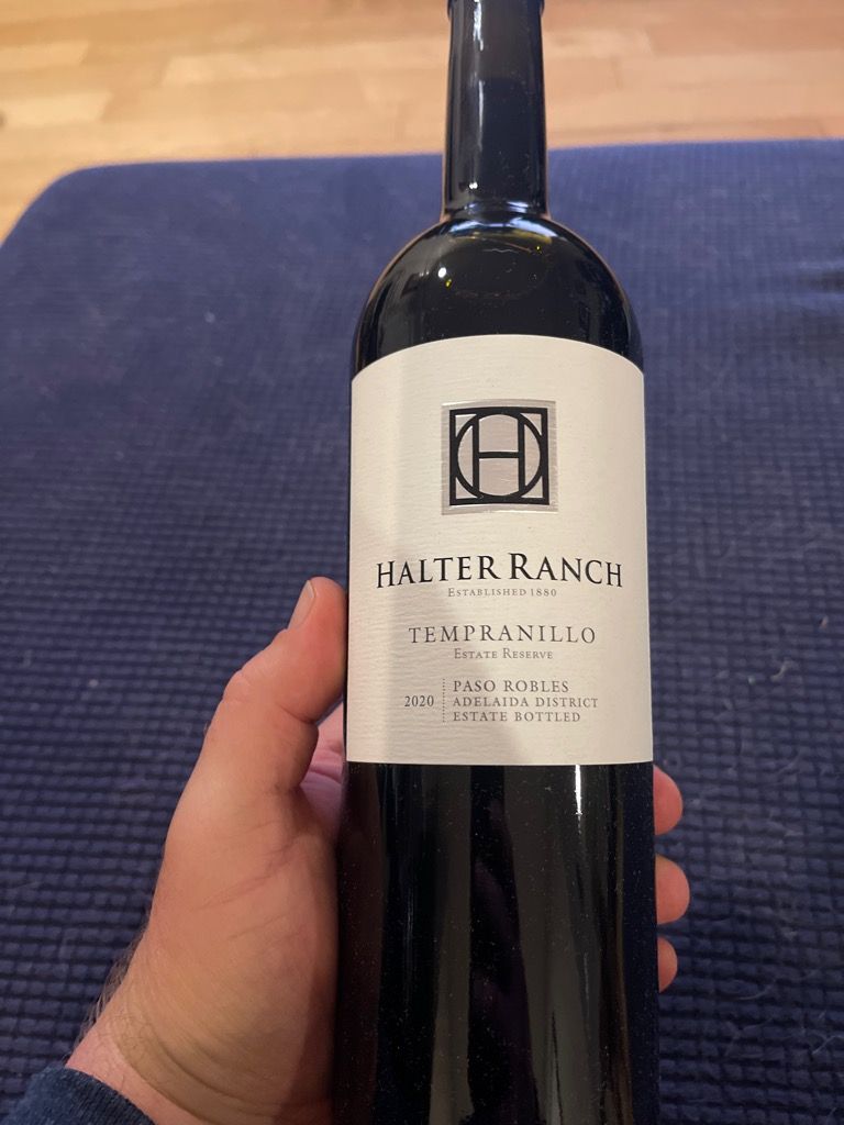 2021 Halter Ranch Tempranillo Estate Reserve, USA, California, Central ...