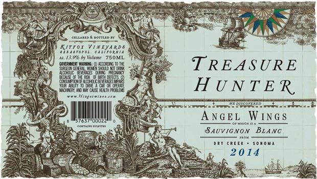 2014 Treasure Hunter Wines Sauvignon Blanc Angel Wings, USA, California ...