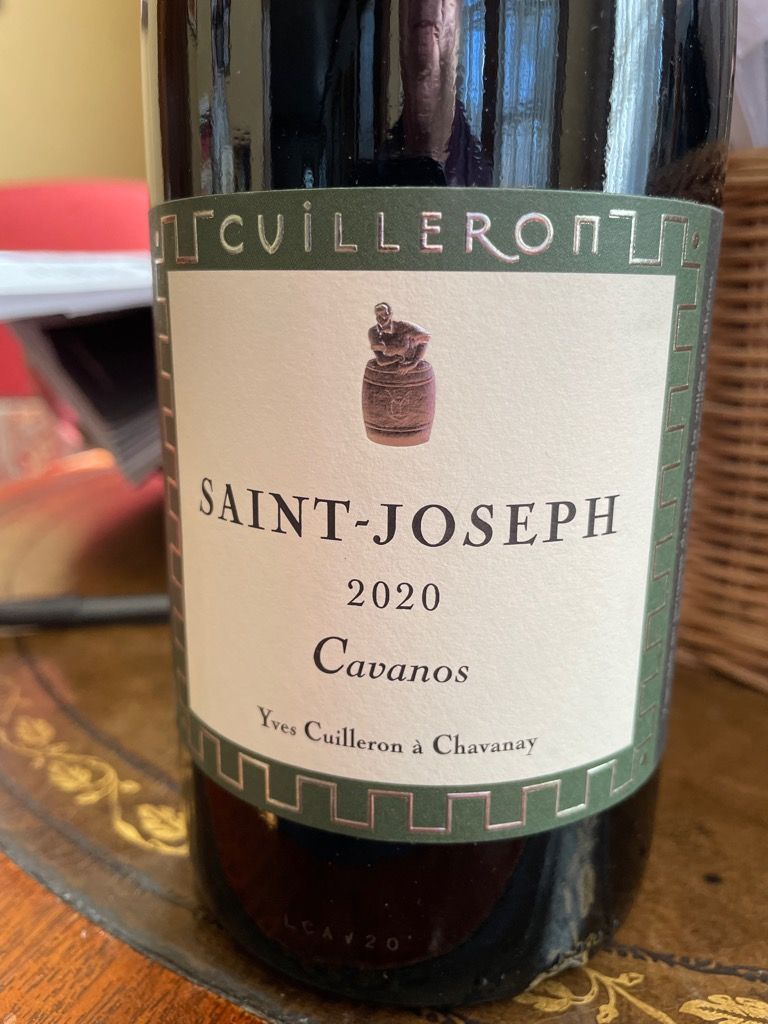2020 Domaine Yves Cuilleron St. Joseph Cavanos, France, Rhône, Northern ...