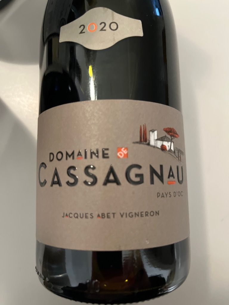 2020 Domaine de Cassagnau Vin de Pays d'Oc Les Galets Roules, France ...