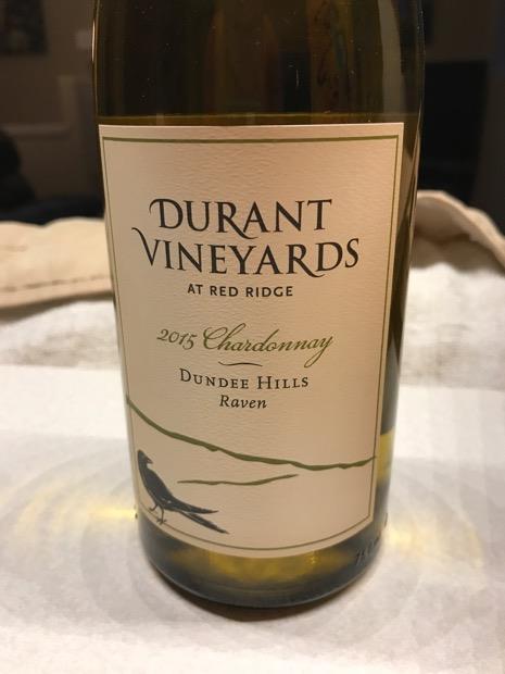 2015 Durant Vineyards Chardonnay Raven Vineyard, USA, Oregon ...