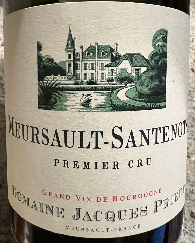 2018 Domaine Jacques Prieur Meursault 1er Cru Santenots, France ...