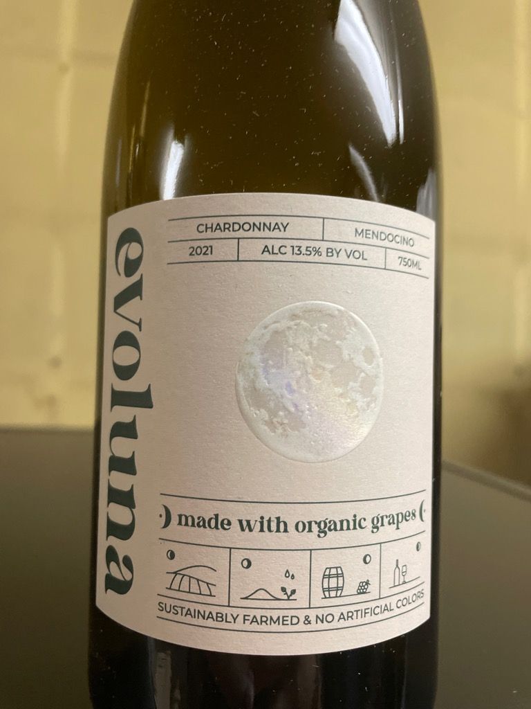 2021 Evoluna Chardonnay Mendocino, USA, California - CellarTracker