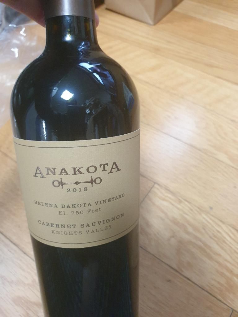 2018 Anakota Cabernet Sauvignon, USA, California, Sonoma County ...
