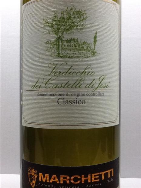 2012 Marchetti Verdicchio dei Castelli di Jesi Classico, Italy, Marche ...
