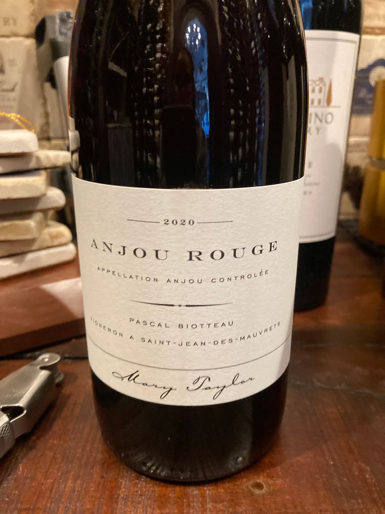 2021 Pascal Biotteau Anjou Rouge, France, Loire Valley, Anjou-Saumur ...