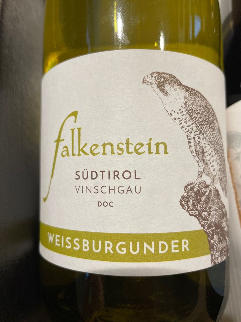2018 Azienda Vinicola Falkenstein Weissburgunder, Italy, Trentino-Alto ...