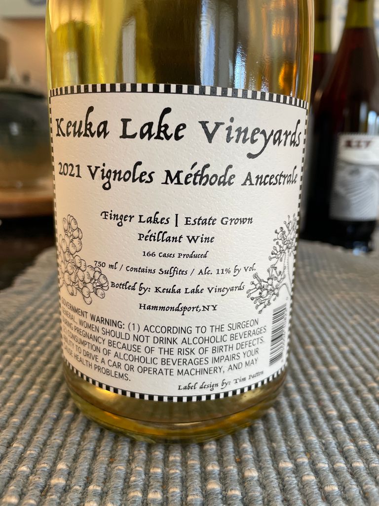 2023 Keuka Lake Vineyards Vignoles Méthode Ancestrale, USA, New York ...