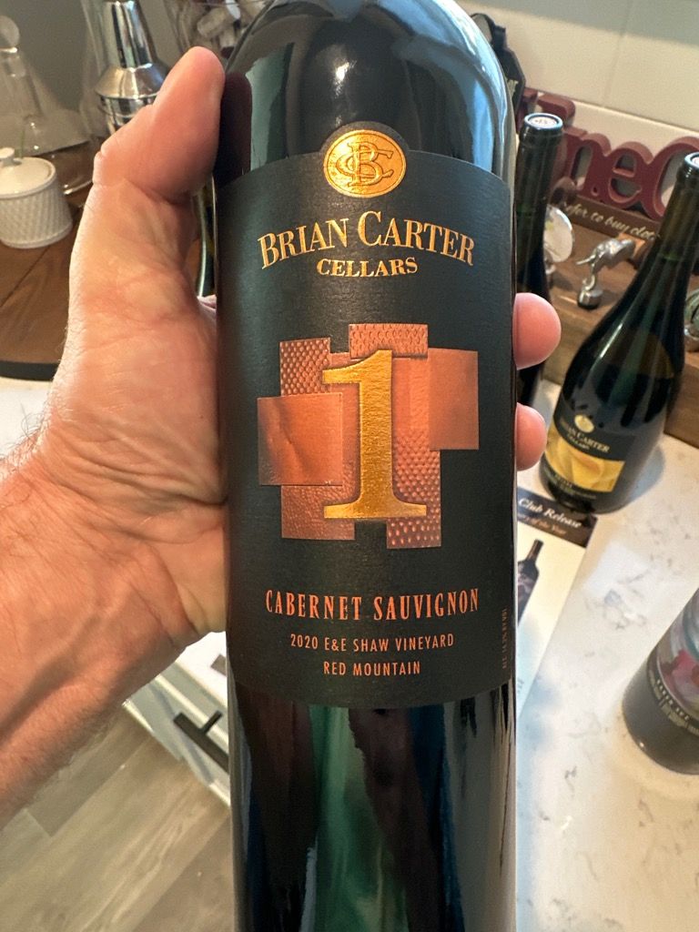 2020 Brian Carter Cellars Cabernet Sauvignon One E & E Shaw Vineyard ...