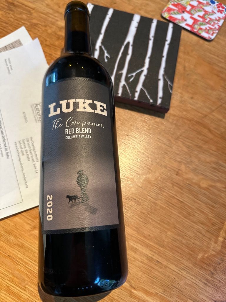 2020 Luke Wines The Companion, USA, Washington, Columbia Valley ...