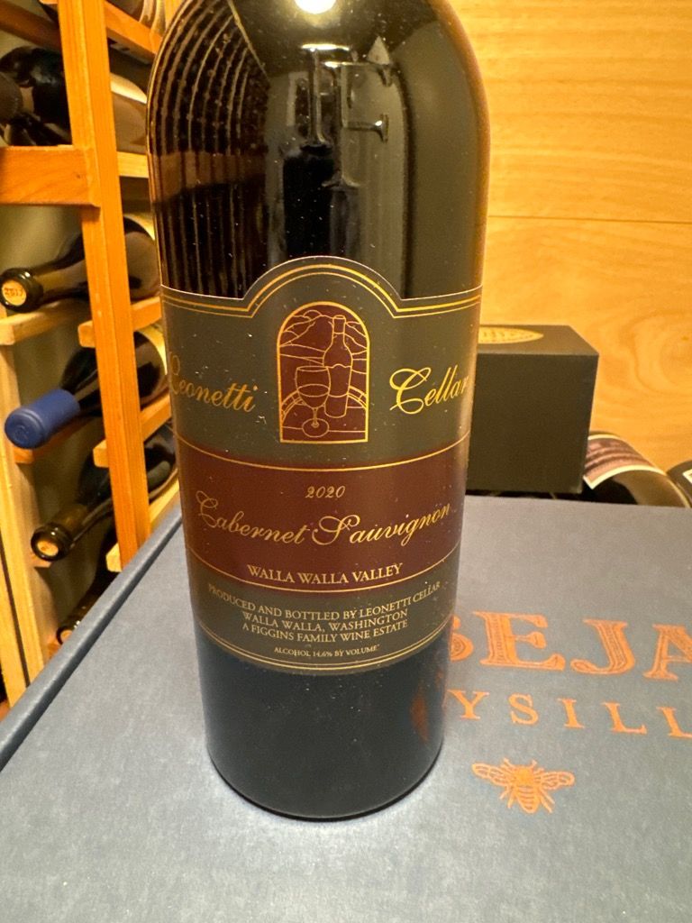 2020 Leonetti Cellar Cabernet Sauvignon Reveal Auction #4 Lot No. 15 ...