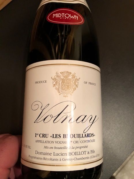 2017 Domaine Lucien Boillot et Fils Volnay 1er Cru Caillerets, France, Burgundy, Côte de Beaune ...