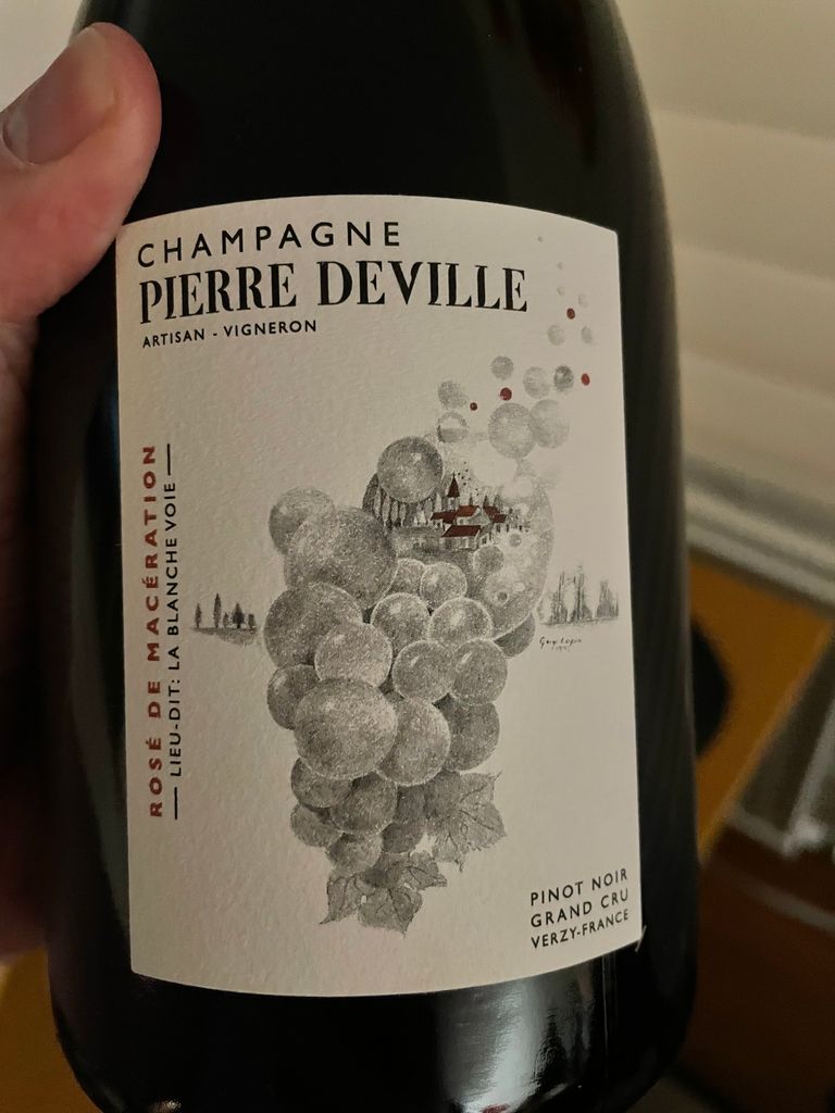 2020 Pierre Deville Champagne Grand Cru La Blanche Voie Rose de Maceration Brut Nature, France ...
