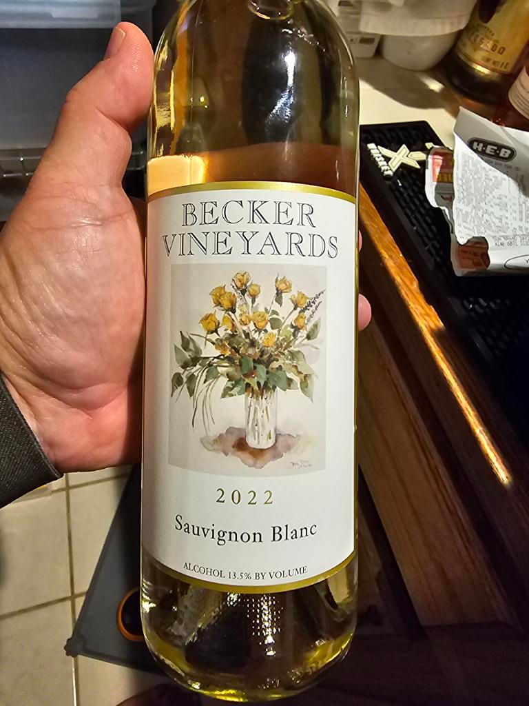 2023 Becker Vineyards Sauvignon Blanc Becker Vineyard, USA, Texas ...