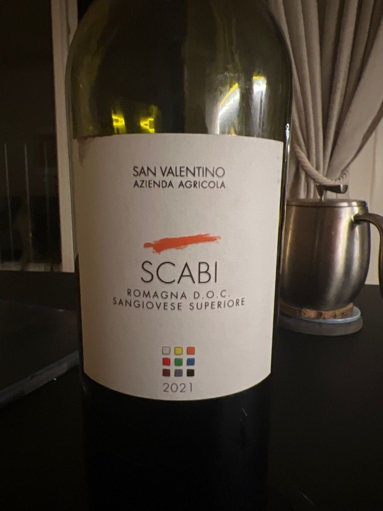 2021 Azienda Agricola San Valentino Sangiovese di Romagna Scabi, Italy ...