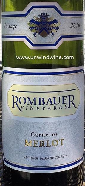 2010 Rombauer Vineyards Merlot Carneros, USA, California, Napa / Sonoma ...