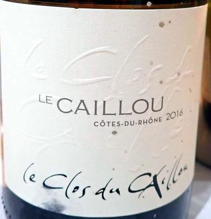 2018 Le Clos du Caillou Côtes du Rhône Blanc, France, Rhône, Southern ...