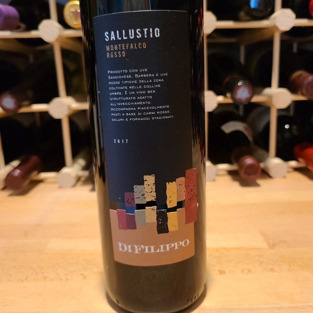 2019 Di Filippo Montefalco Rosso Sallustio, Italy, Umbria, Montefalco ...