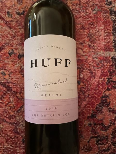 2022 Huff Estates Merlot Minimalist, Canada, Ontario, Ontario VQA ...