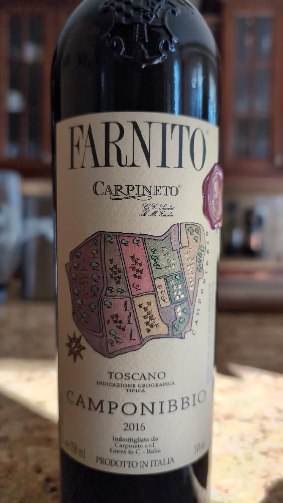 2016 Carpineto Farnito Camponibbio Toscana IGT, Italy, Tuscany, Toscana ...