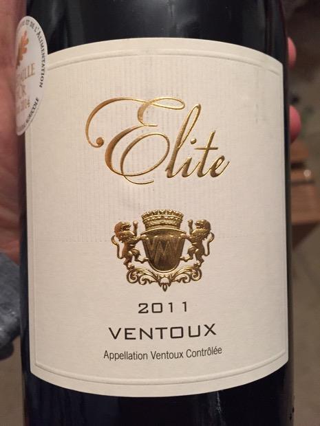 2011 Vignerons du Mont Ventoux Ventoux VMV Elite, France, Rhône ...