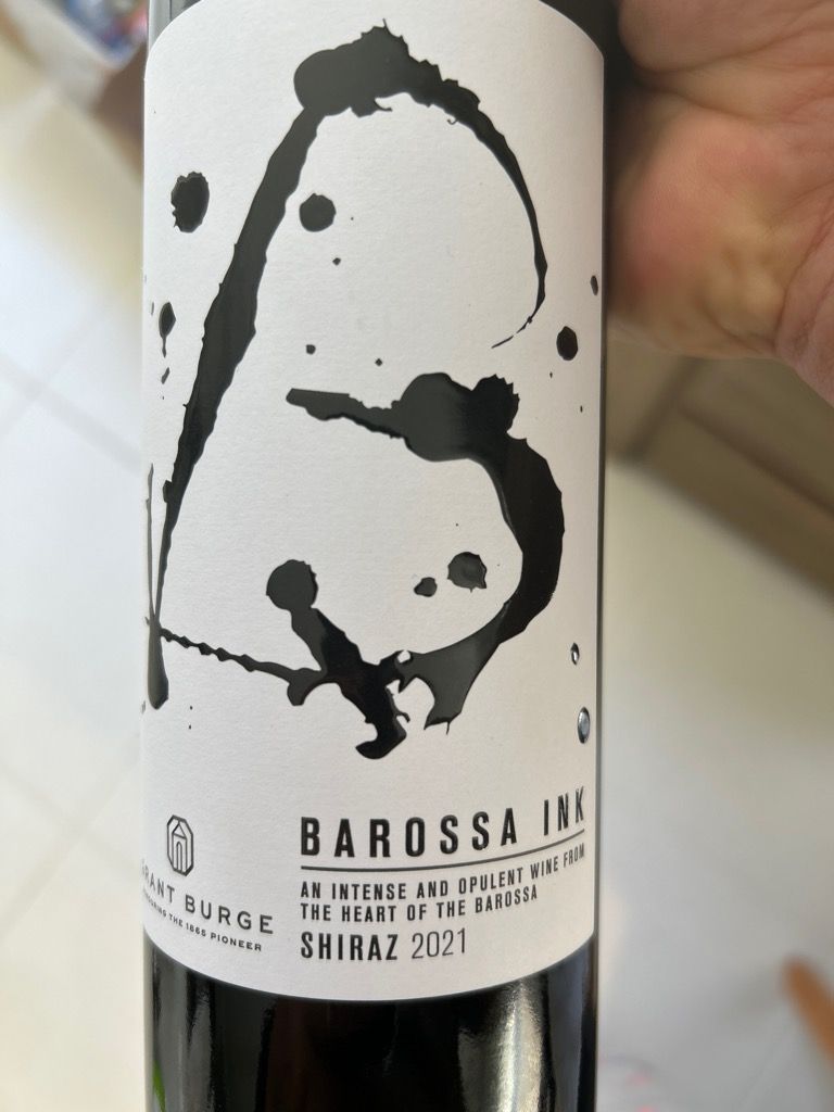 2021 Grant Burge Shiraz Barossa Ink, Australia, South Australia ...