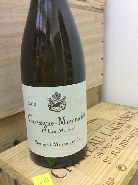 2013 Domaine Bernard Moreau et Fils Chassagne-Montrachet 1er Cru ...