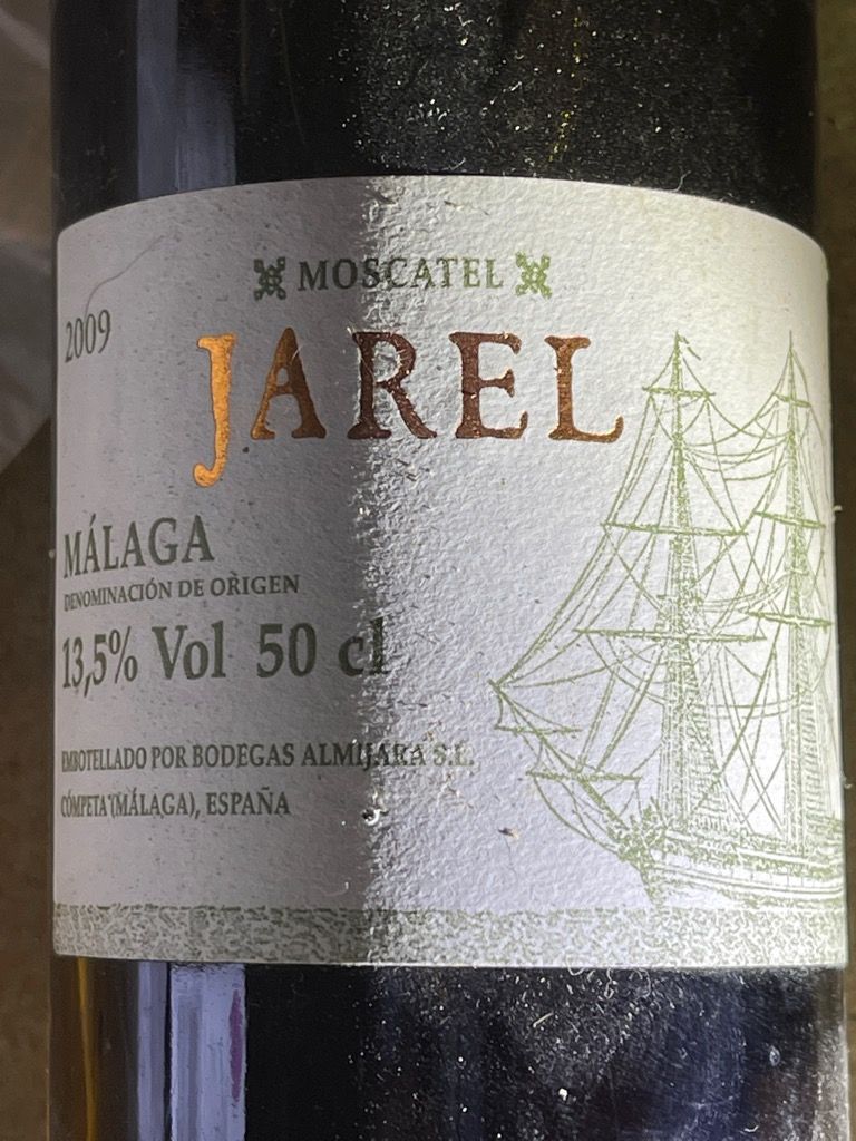 2009 Jarel Moscatel Málaga, Spain, Andalucía, Málaga - CellarTracker