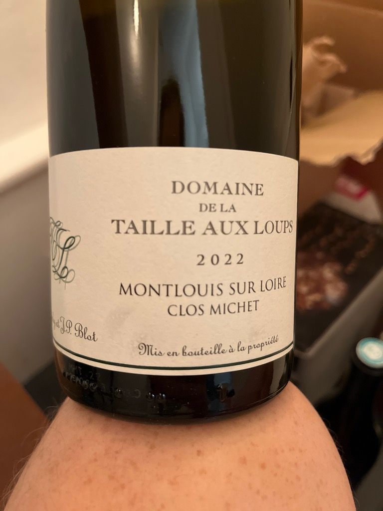 2022 Domaine de la Taille aux Loups Montlouis-sur-Loire Clos Michet ...
