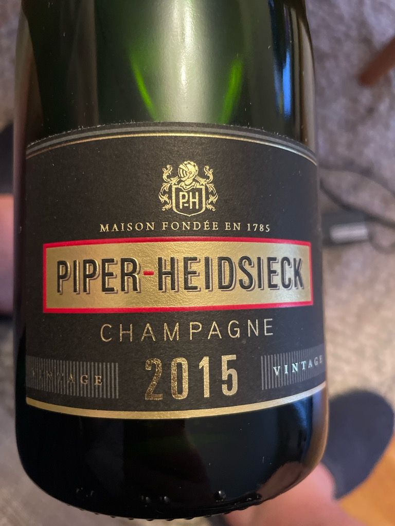 2015 Piper-Heidsieck Champagne Brut Millésimé, France, Champagne ...