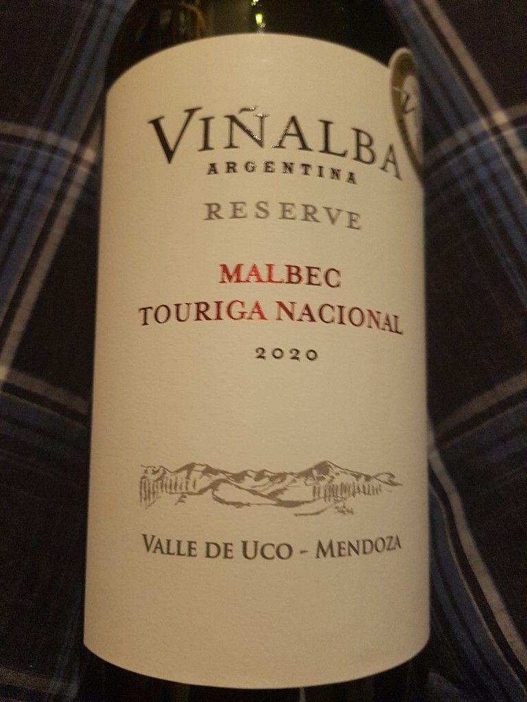 2020 Viñalba Malbec & Touriga Nacional Reserve, Argentina, Mendoza ...