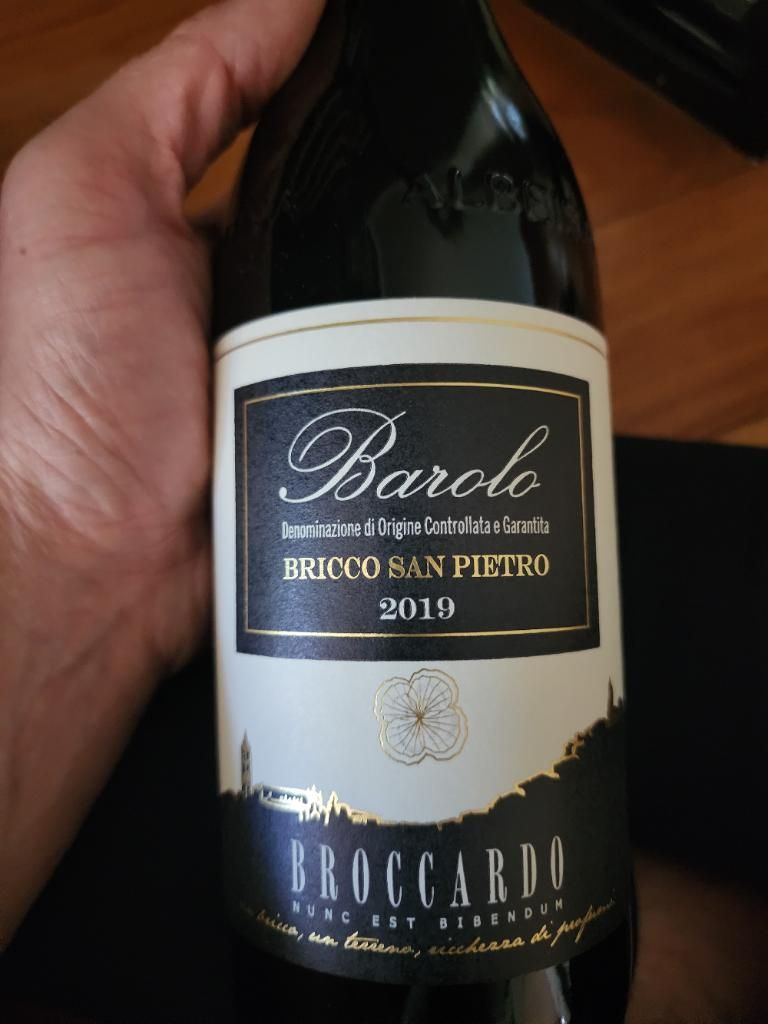 2019 Broccardo Barolo Bricco San Pietro, Italy, Piedmont, Langhe ...