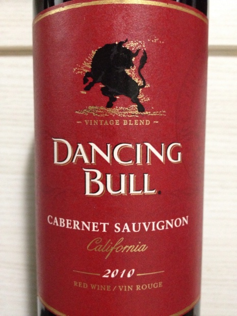 2011 Dancing Bull Cabernet Sauvignon Vintage Blend, USA, California ...