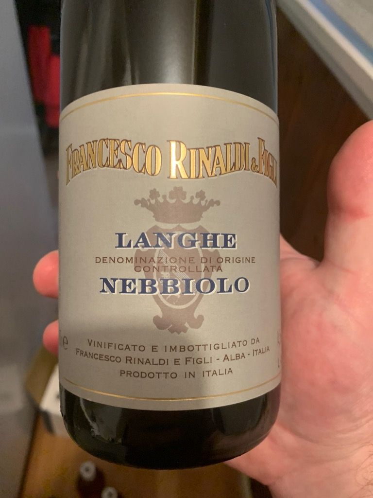 2016 Francesco Rinaldi e Figli Langhe Nebbiolo, Italy, Piedmont, Langhe ...