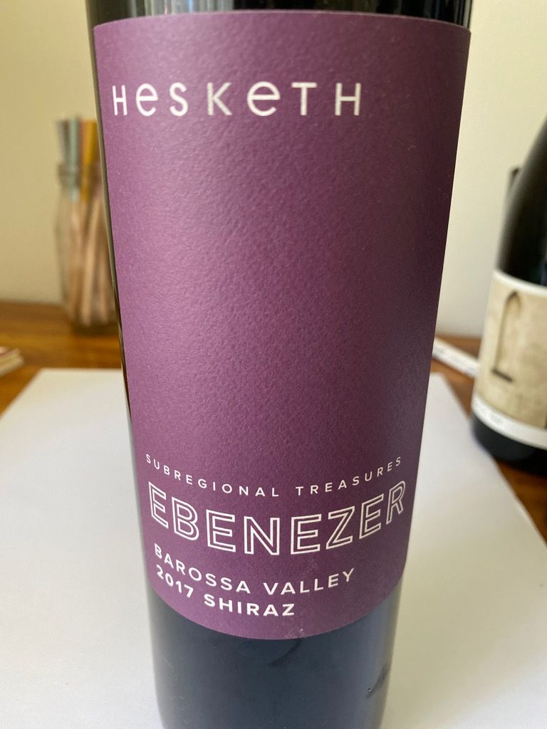 2016 Hesketh Shiraz Ebenezer, Australia, South Australia, Barossa ...