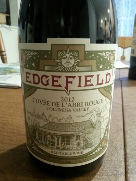 2013 Edgefield Winery Cuvée De L'Abri Rouge, USA, Oregon, Columbia ...