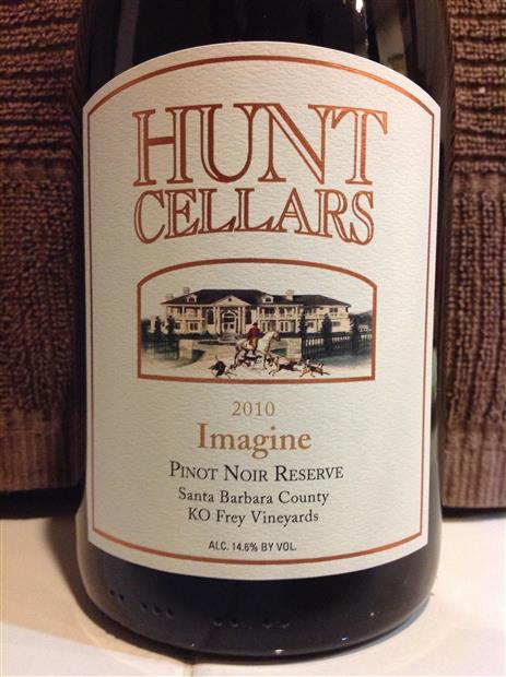 2021 Hunt Cellars Pinot Noir Imagine, USA, California, Central Coast ...