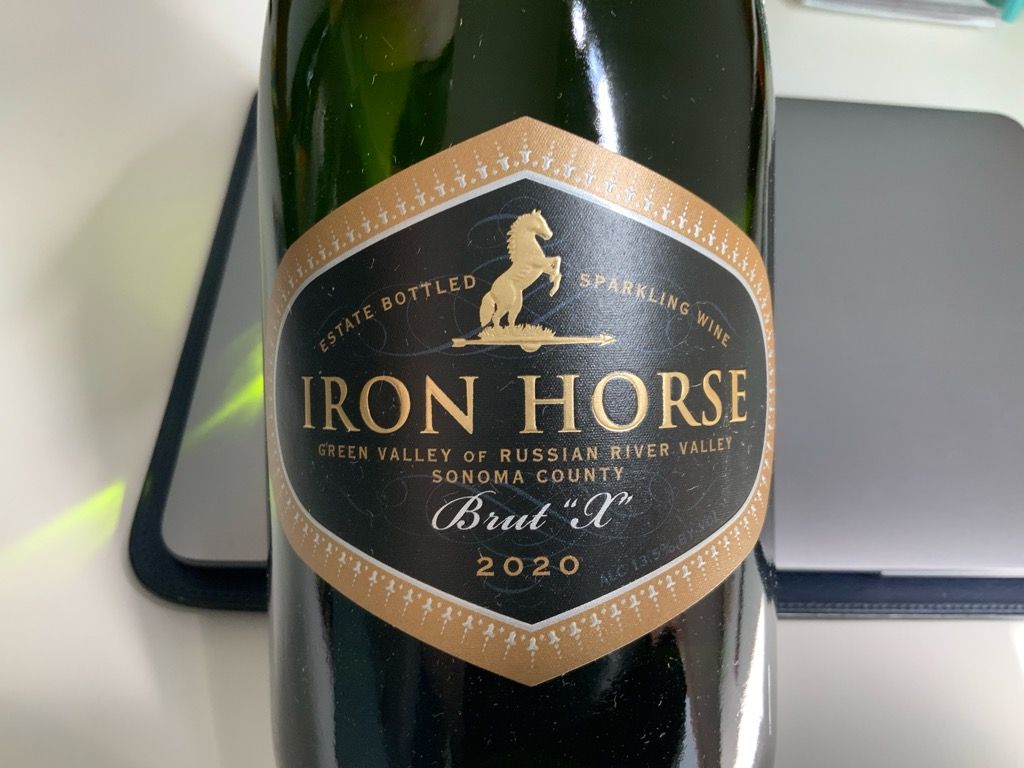 2020 Iron Horse Vineyards Brut X, USA, California, Sonoma County, Green ...
