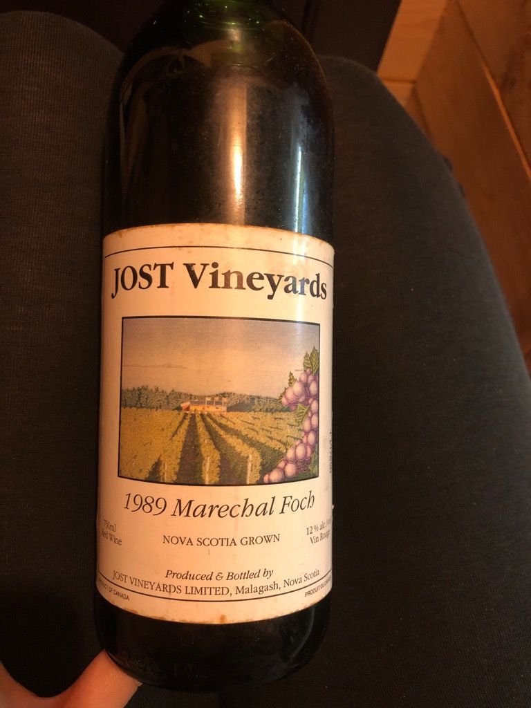 1989 Jost Vineyards Marechal Foch Reserve, Canada, Nova Scotia ...
